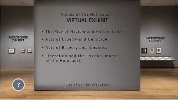 Voices of the Holocaust Virtual Exhibit