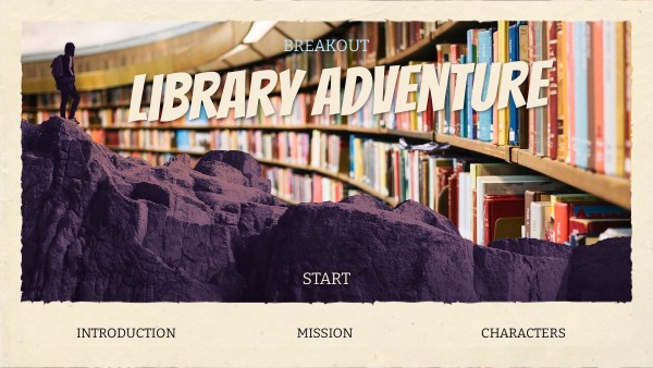 School Library Month Adventure | Genially