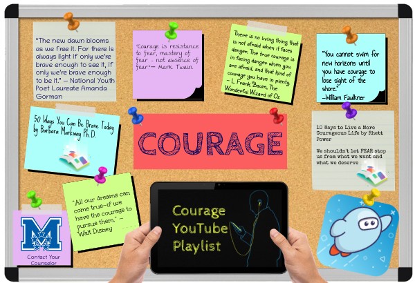 Courage Choice Board | Genially