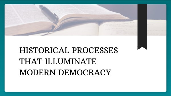 1st - Modern democracy