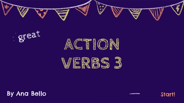Action Verbs 3 LS 1ro | Genially