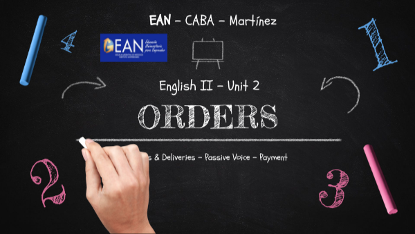 Unit 2: ORDERS | Genially