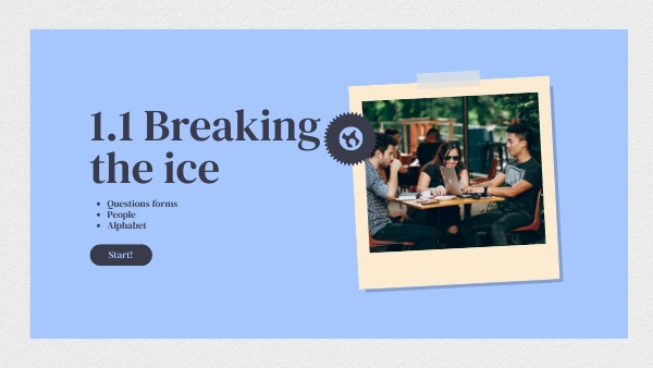 1.1 Breaking the ice | Genially