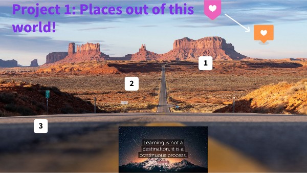 My learning path- Describing places | Genially