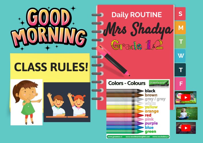 Gr 2 Daily routine | Genially