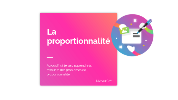 PROPORTIONNALITE CM1 | Genially
