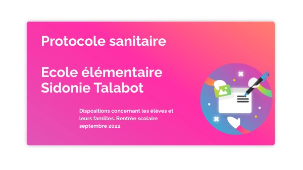 protocole sanitaire rentrée scolaire 2022