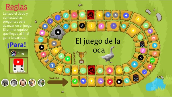 El juego de la oca - Unidad 5 - 1°ESO | Genially