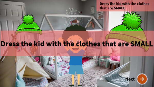 Big/Small Winter clothes | Genially