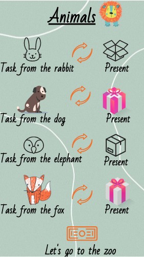 English lesson. Animals...