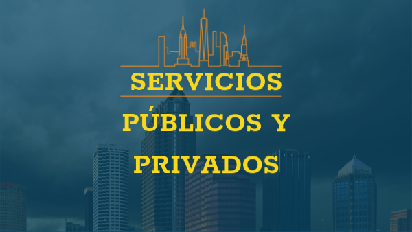 SERVICIOS PÚBLICOS Y PRIVADOS-3ºB | Genially