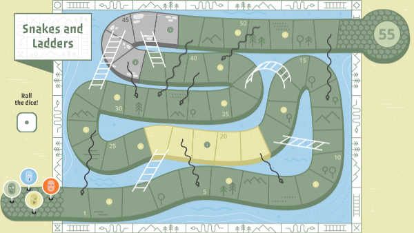 Snakes and Ladders - 4th grade