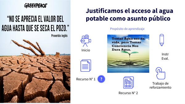 4to DPCC - Ses01- Sem25- el agua potable | Genially