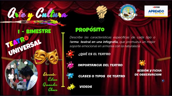 SEM 3-EL TEATRO Y SUS FORMAS-2022-Edson Granados Chuco | Genially
