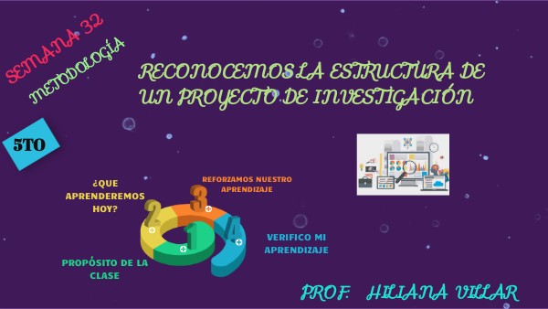 ESTRUCTURA DEL PROYECTO DE INVESTIGACIÓN 5TO - 32