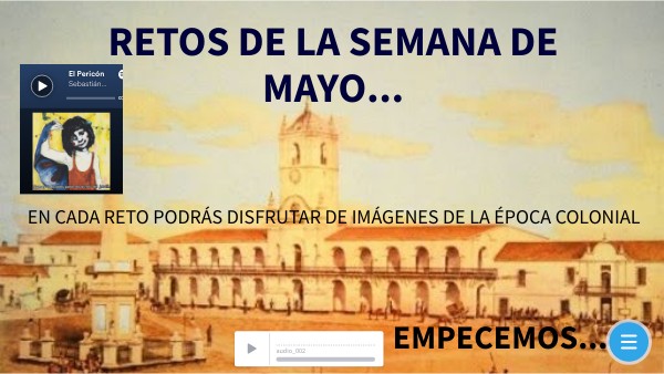 RETOS DE LA SEMANA DE MAYO | Genially