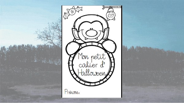 Petit cahier d'halloween