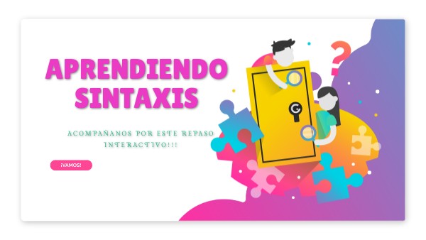 SINTAXIS REPASO2 | Genially