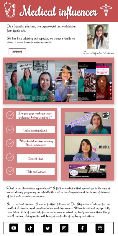 Medical influencer | Genially