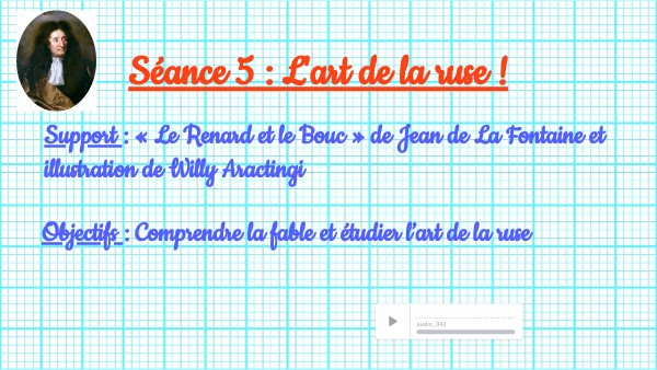 SEQ FABLE cours 7 Le Renard et le Bouc | Genially