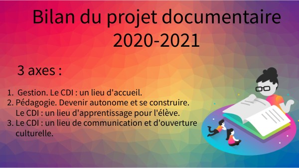 Bilan 2020 2021 Genially