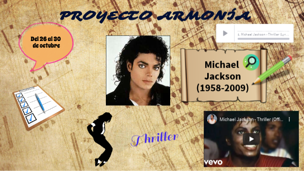 M. JACKSON "THRILLER" | Genially