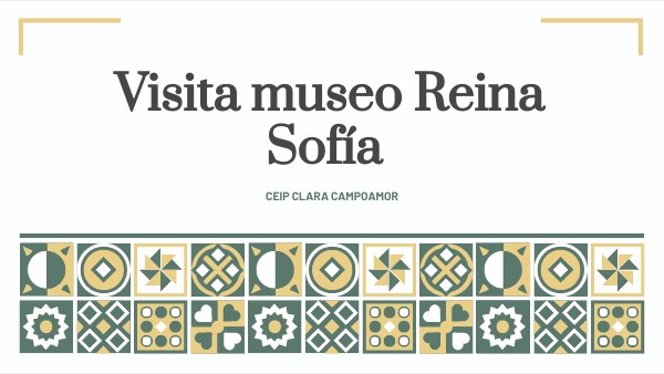 MUSEO REINA SOFÍA | Genially