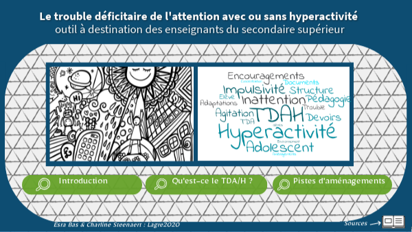 Le TDA/H: outil à destination des enseignants du secondaire supérieur | Genially