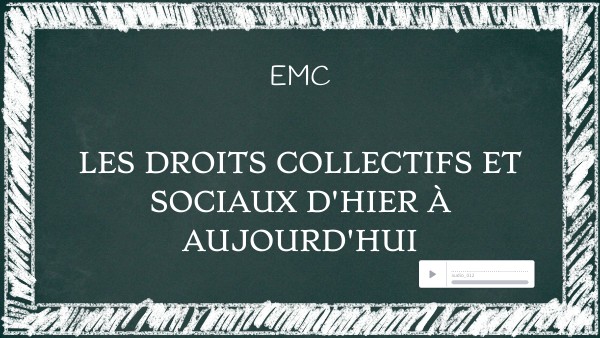 Droits collectifs et sociaux 4e | Genially