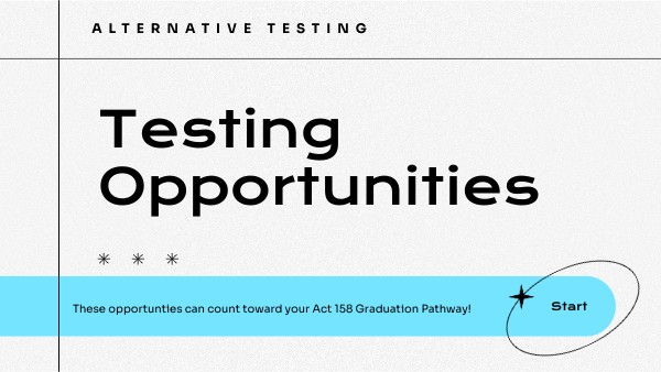 Testing Opportunities