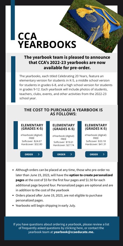 CCA Yearbooks | Genially