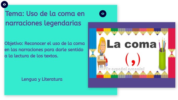 La coma en narraciones legendarias | Genially