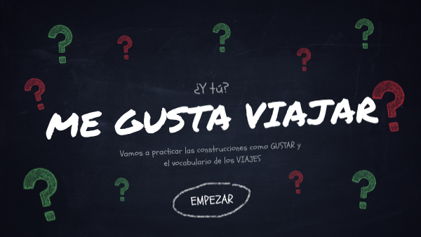 Me gusta viajar. A mí también | Genially