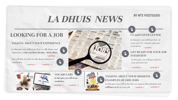 Job experience | Genially