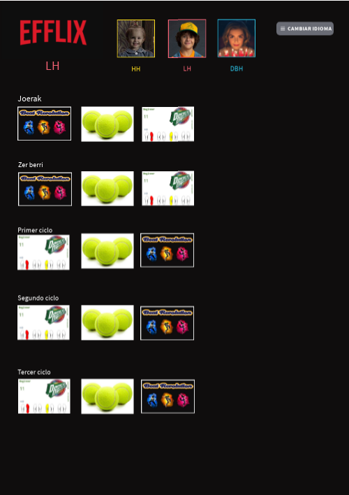 EFFLIX euskera | Genially