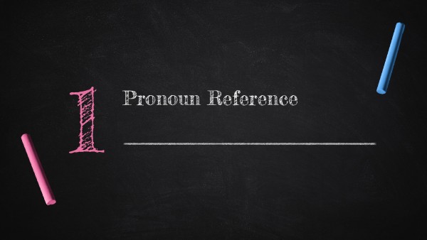 PRONOUN REFERENCE | Genially