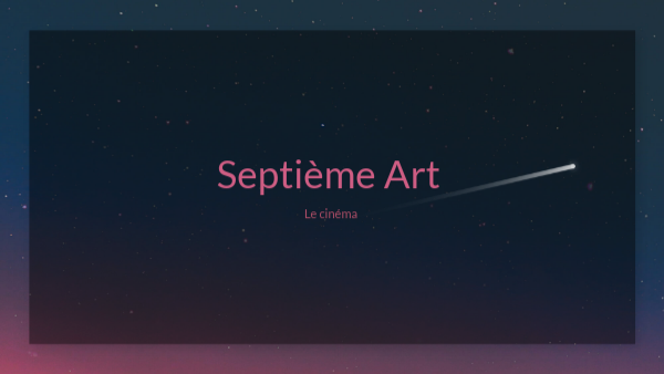 LE CINEMA | Genially