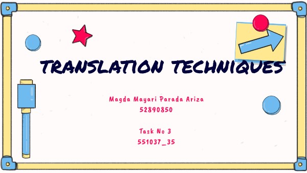 TRANSLATION TECHNIQUES | Genially
