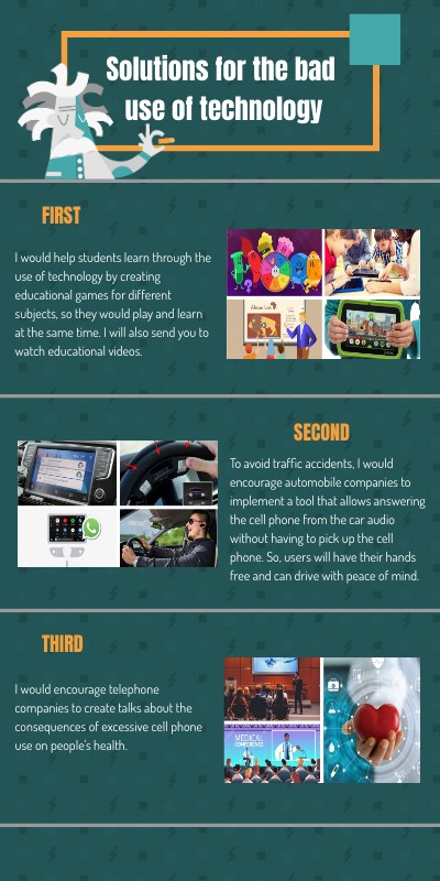 Solutions for the bad use of technology