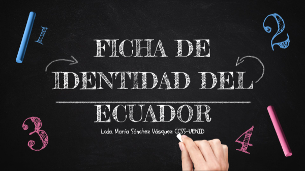 FICHA DE IDENTIDAD DEL ECUADOR | Genially