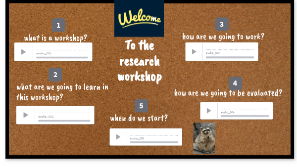 welcome to the Research Workshop