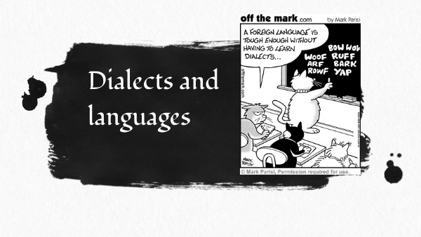 Dialect vs language | Genially