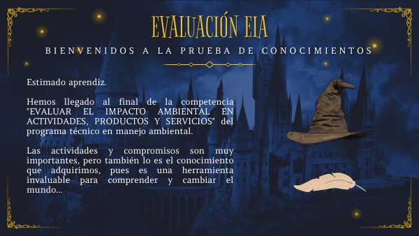 EVALUACIÓN EIA | Genially