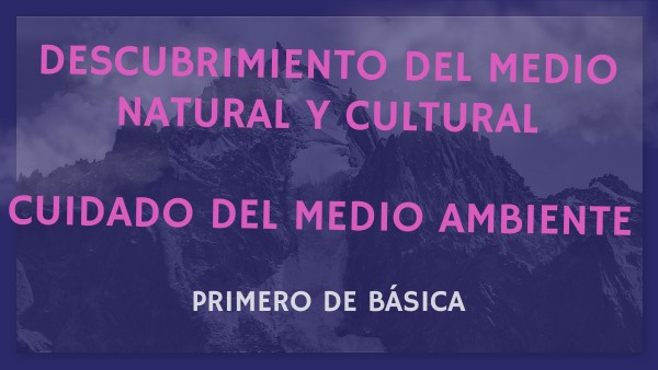 CUIDADO DEL MEDIO AMBIENTE-MI PAÍS