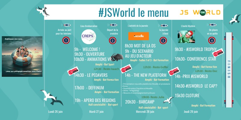 #JSWORLD Seminaire JUIN 2023