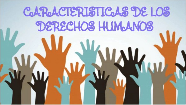 características de los DDHH