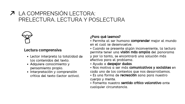 Niveles de lectura | Genially