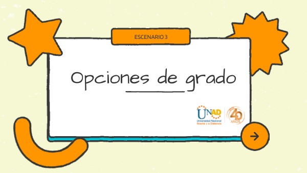 Opciones de grado | Genially