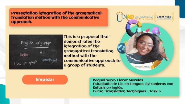 Integration of the GTM with the CL | Genially
