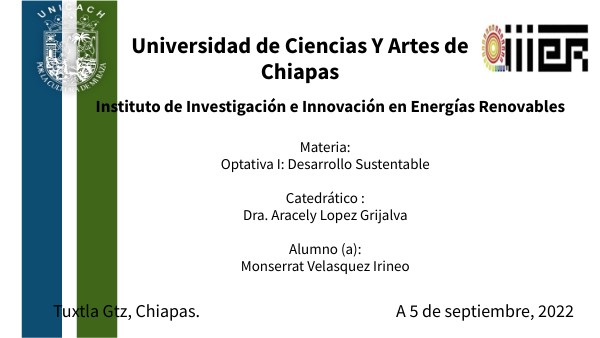 PRESENTACIÓN SOSTENIBLE | Genially